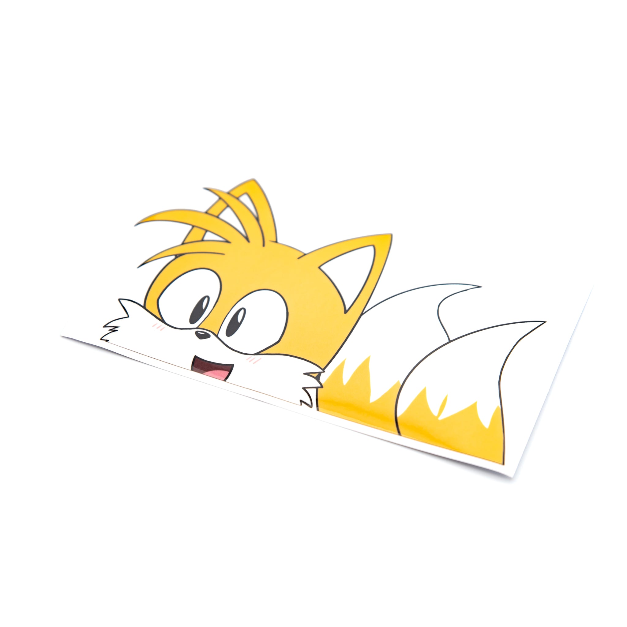 Tails Vinyl Peeking Sticker